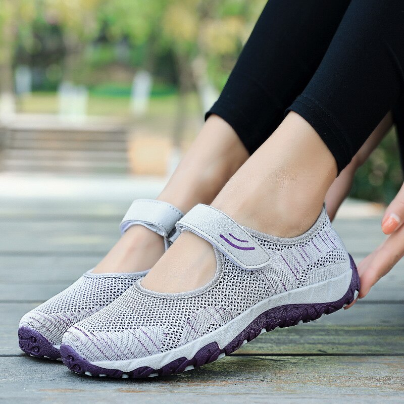 Casual Vulcanize Shoes Woman Sneakers 2021 Breathable Mesh Summer