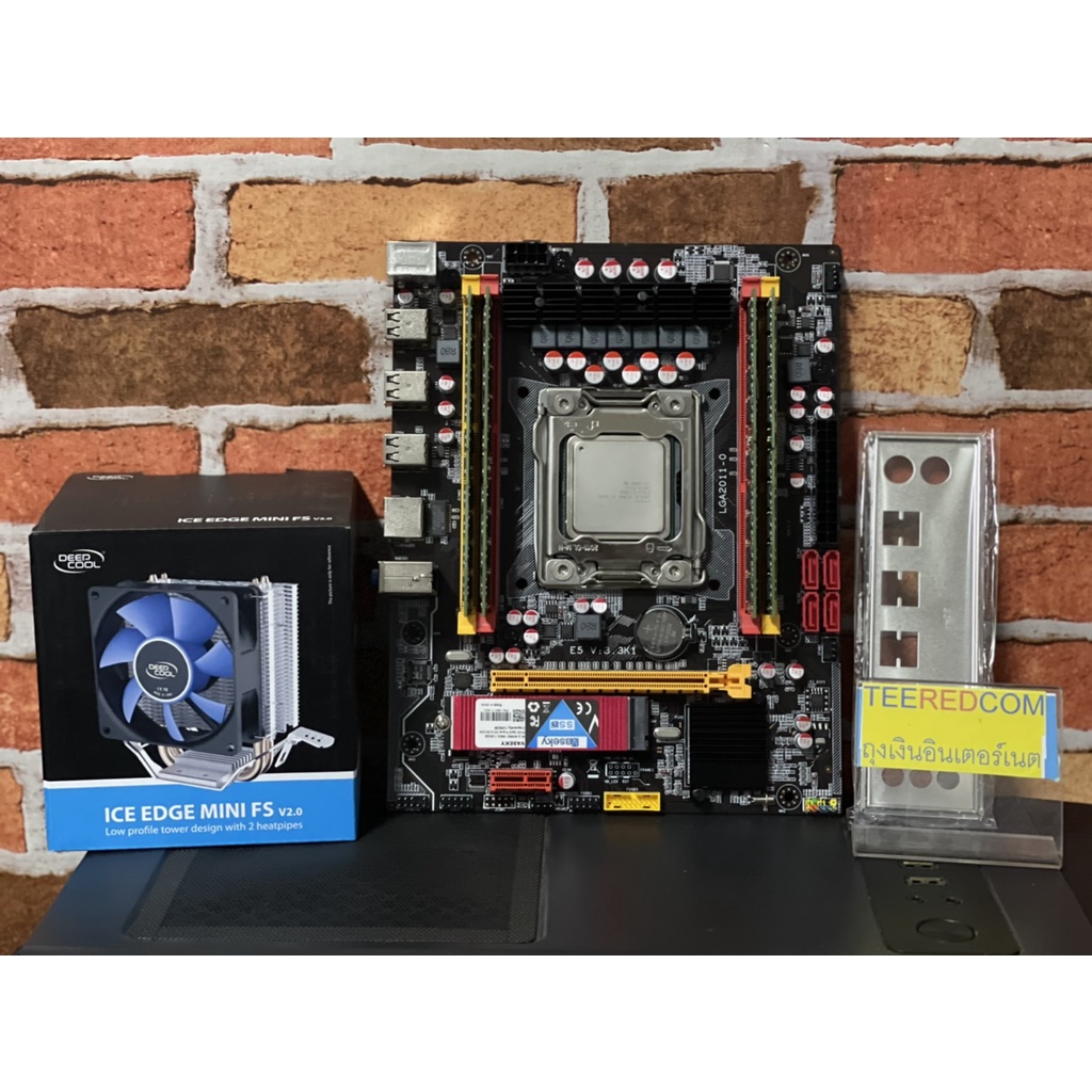 ชุด MB X79 4Slot M.2 Nvme CPU INTEL XEON E5 2690 8c16t turbo3.8 GhzRAM ...