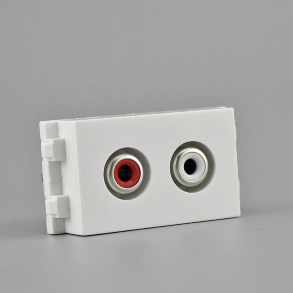 RCA ตัวเมีย มาใส่หน้ากาก Panasonic รุ่นใหม่ RCA ขาวแดง FEMALE SOCKET ...