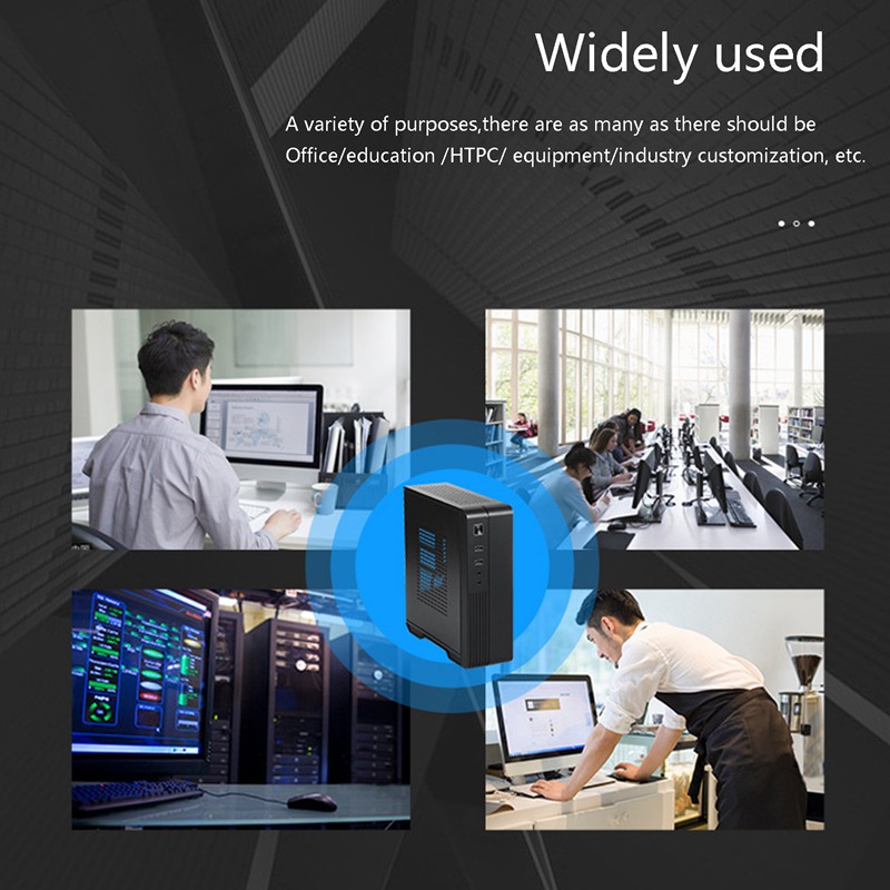 เคสคอมพิวเตอร์MX02 Mini ITX Comuter Case HTC Host Chassis USB2.0 ITX ...