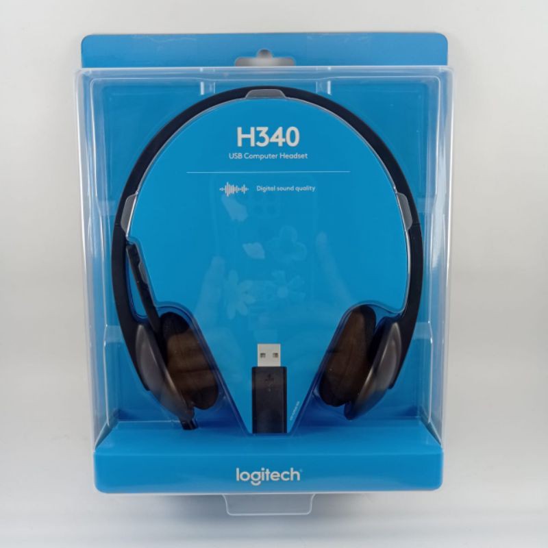 ชุดหูฟัง Logitech H-340 Usb - wijayawk13.th - ThaiPick