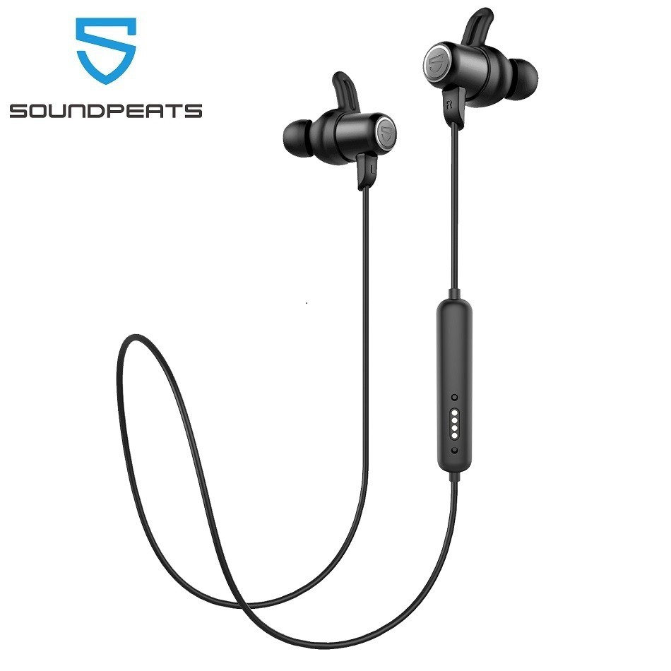 SoundPEATS Bluetooth 5.0 Wireless Earphones IPX8 Waterproof Sports ...