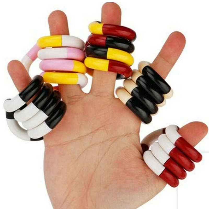 5Pcs Fidget Twister Hand Toys Textured New Relax Unzip Toys Fidget ...