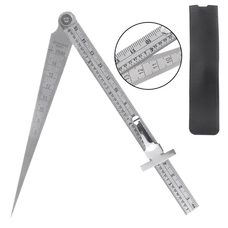 ♪SEL♫Welding Taper Gage Feeler Gauge Gap Hole Inspection Test Ruler ...