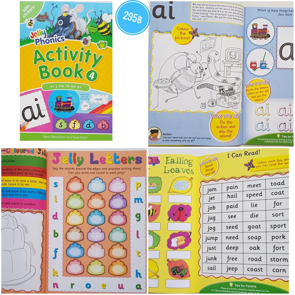 Jolly Phonics Activity Books set 1-7 Activities - jollybooks - ThaiPick