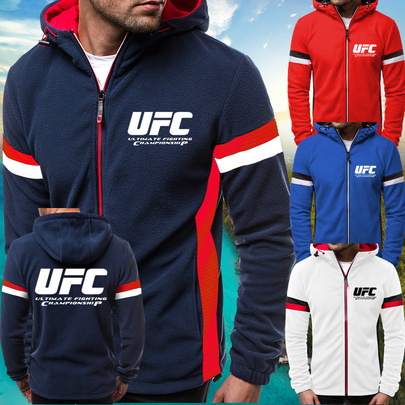 UFC Ultimate Fighting Championship MMA Gym Boxing Men Outerwear Sports ...