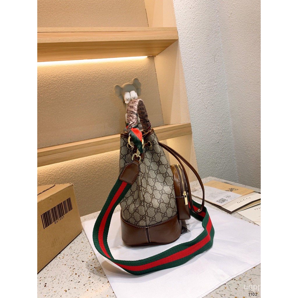 Kuqi Anniversary Bucket Bag Shipped New Gucci Bucket Bag Western Style ...