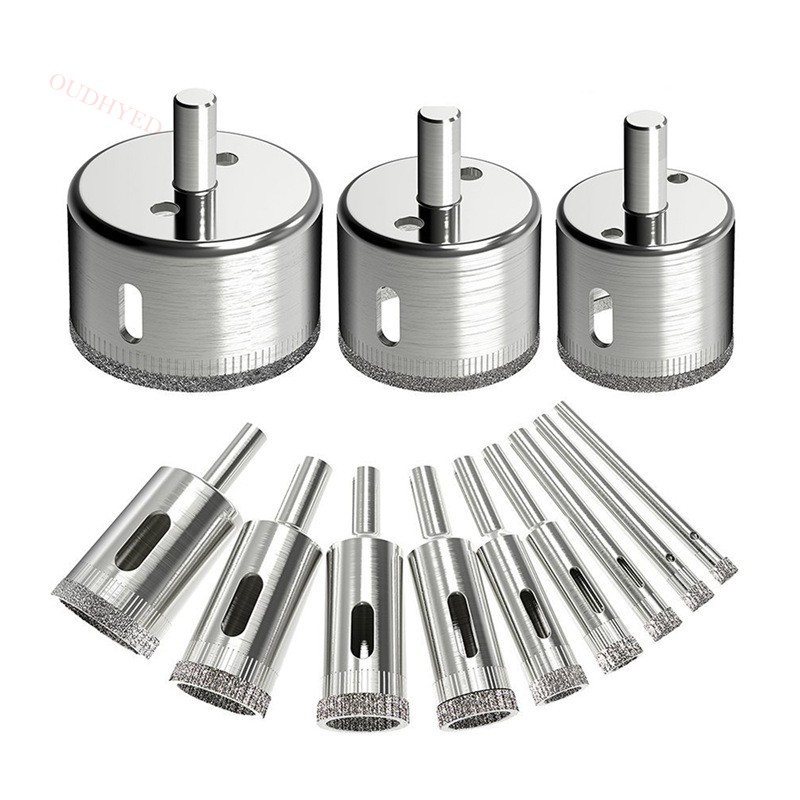 12Pcs Diamond Drill Bits Glass Tile Hole Saw Bits Set - oudhyed.th ...