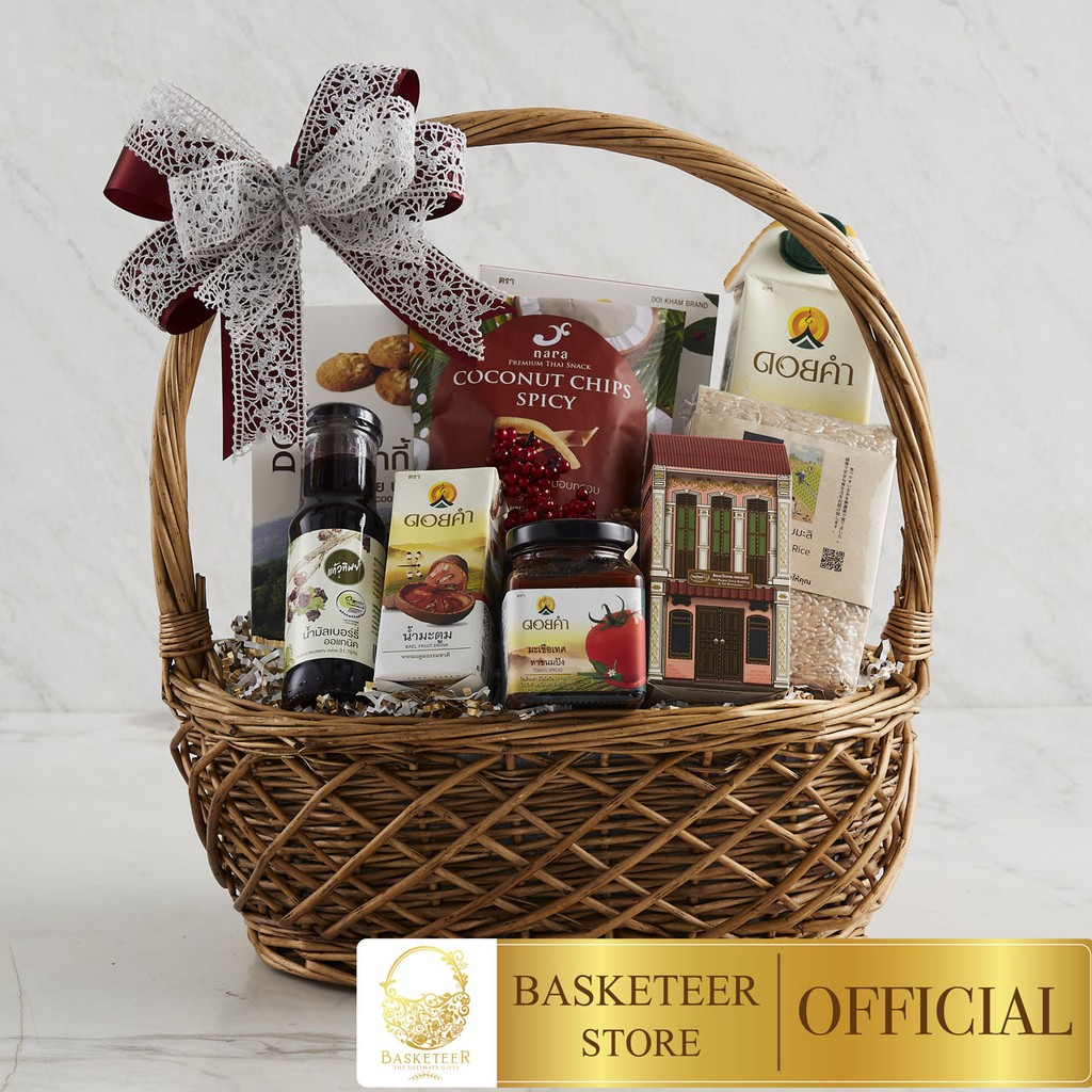 กระเช้าของขวัญ ของขวัญปีใหม่ กระเช้าสินค้าไทย | Shopee Thailand