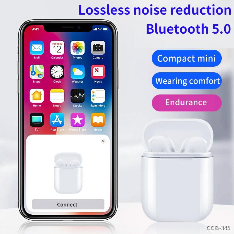 NEW????inpods12 หูฟัง pods i12 TWS พร้อมกล่องชาร์จ หูฟังบลูทูธไร้สาย ...