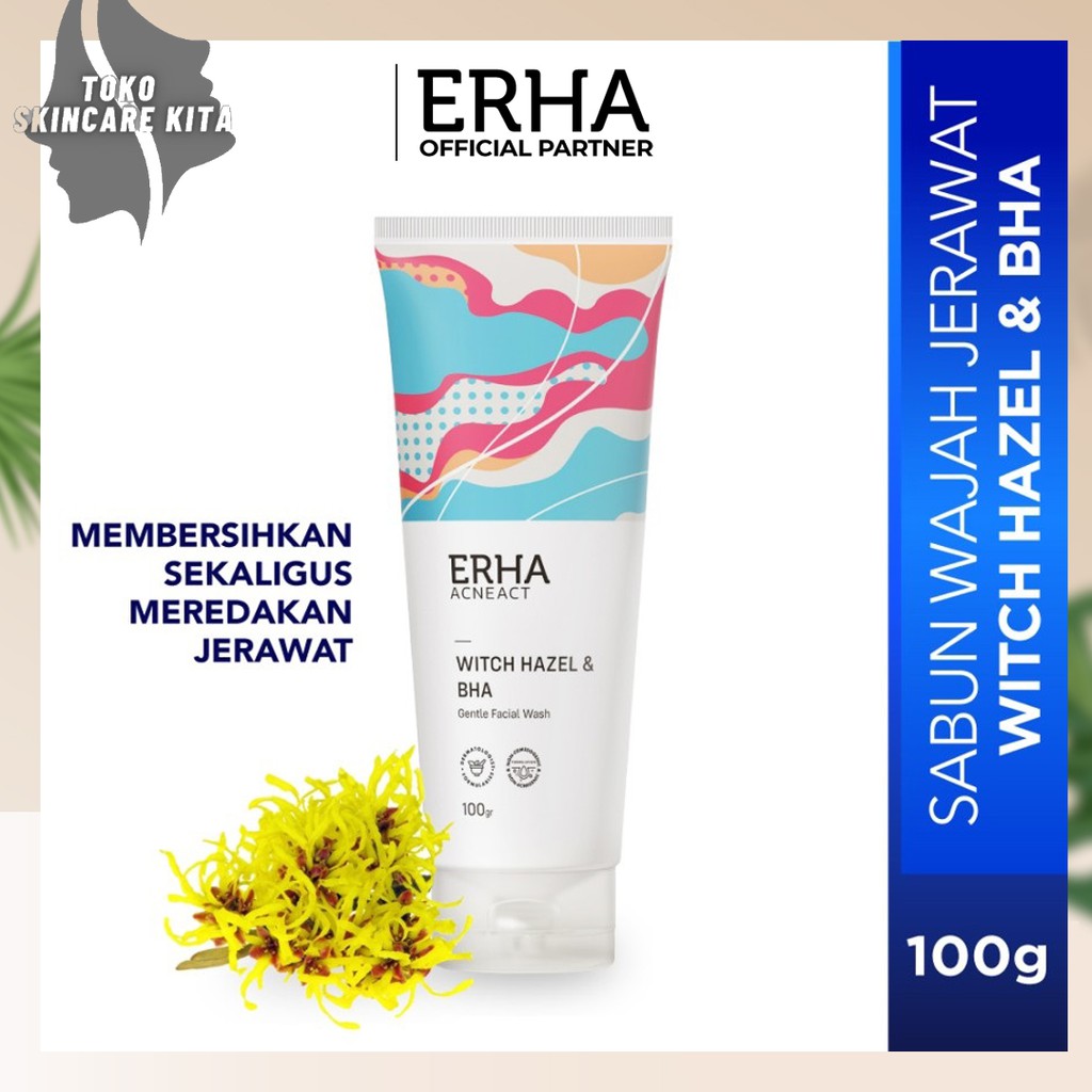 Erha สบู่ล้างหน้าแม่มดสิว & Bha อย่างอ่อนโยน - ล้างหน้า - toko ...