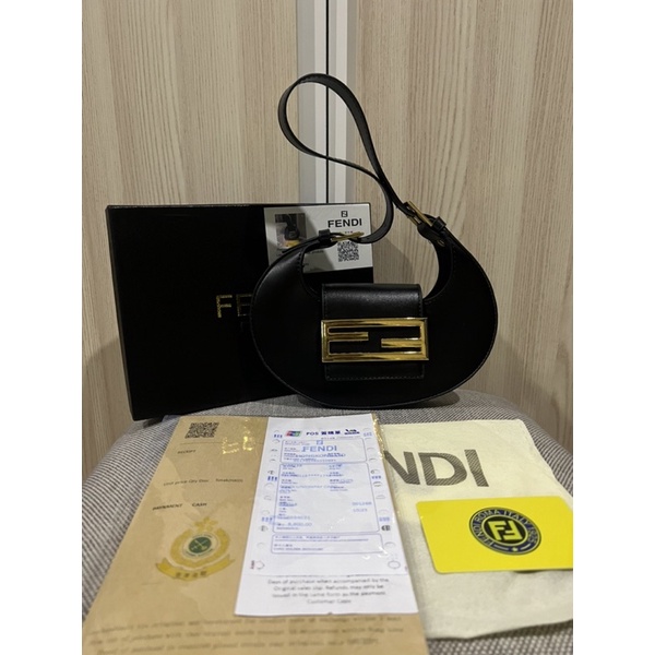 Fendi Cookie Black leather mini bag - tungpaeng_pe - ThaiPick