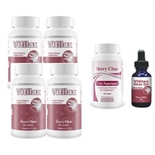 โรคด่างขาว แพคเกจสองเดือนของ VITILAX (4 V-TABLET 1 V-NUTRIENT และ 1 V ...