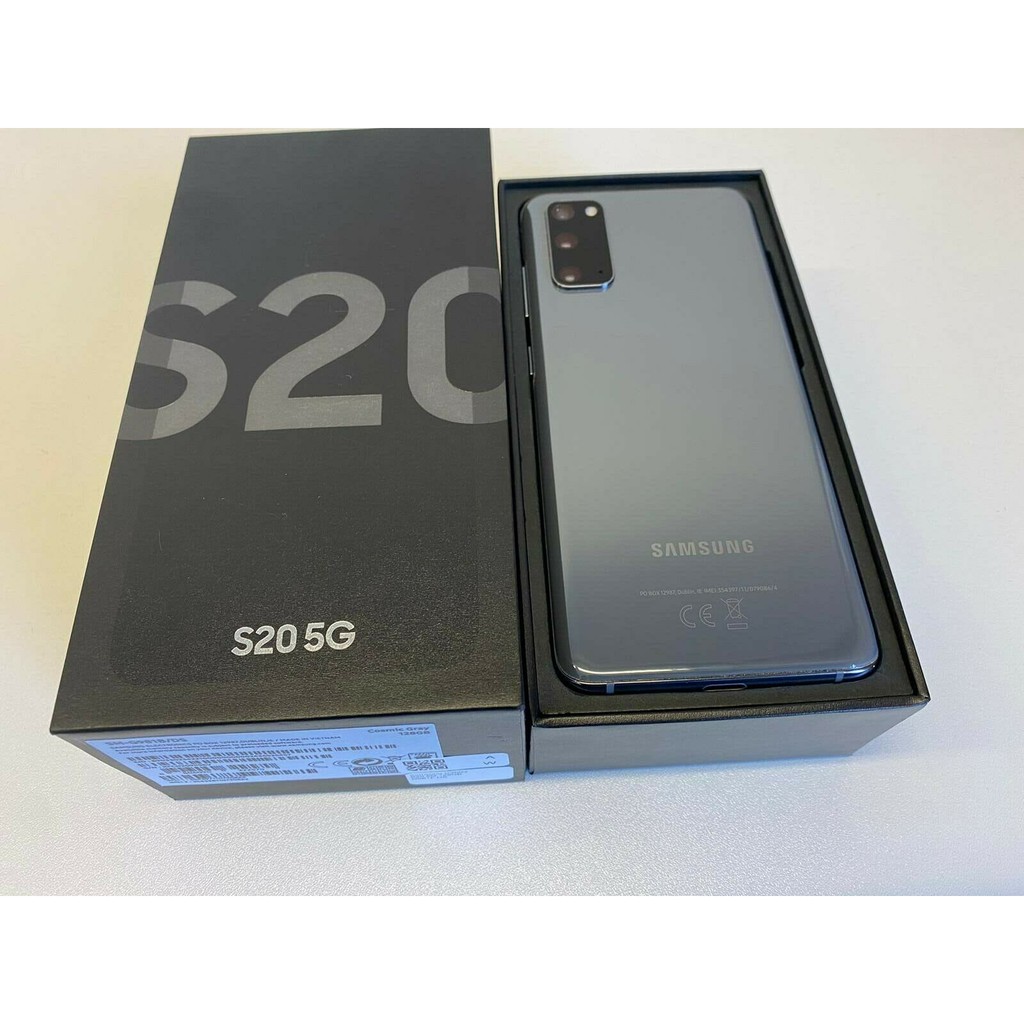 Samsung Galaxy S20 5G - 128GB - Cosmic Grey (Unlocked) (Dual SIM) BOXED NEW - nisachonnamphathay ...