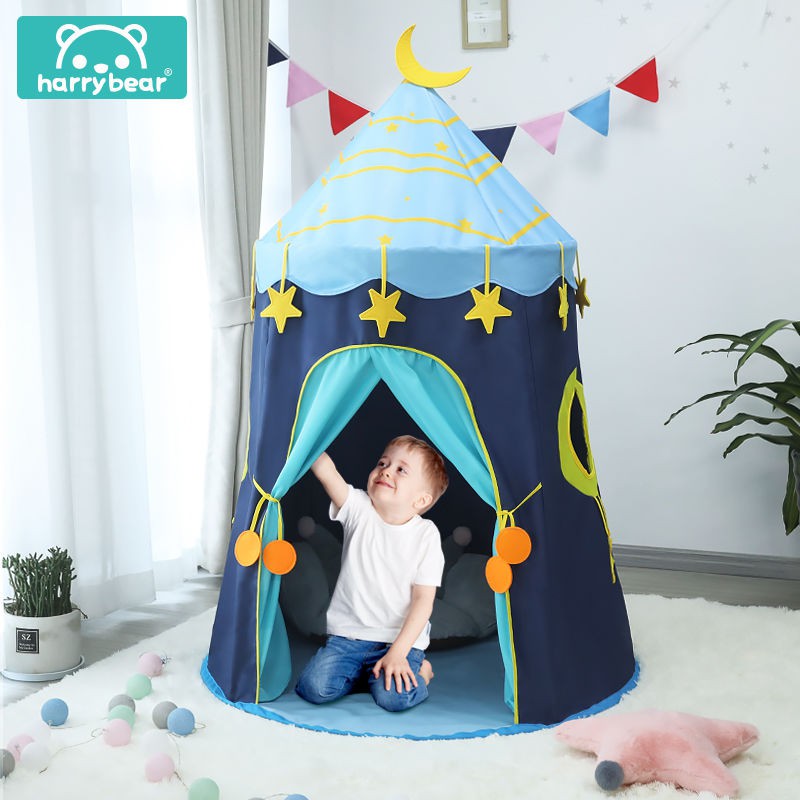 harryBearKid's Tent Play House Toy House Indoor Girl's and Boy's Yurt ...