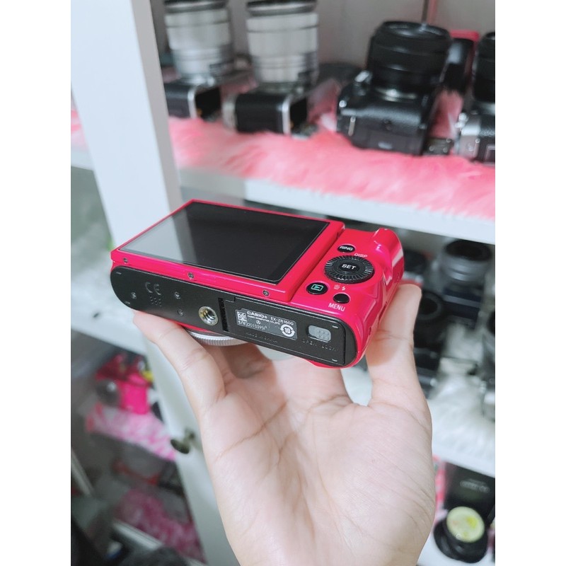 Casio Zr1500 สีชมพู แถมฟรี เมม สายคล้องมือ ผ้าเช็ดเลนส์ แผ่นทำความสะอาด ...