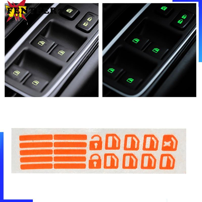 Car Switch Decal fluorescent Button Knob Switch Decals Fit for Benz ...