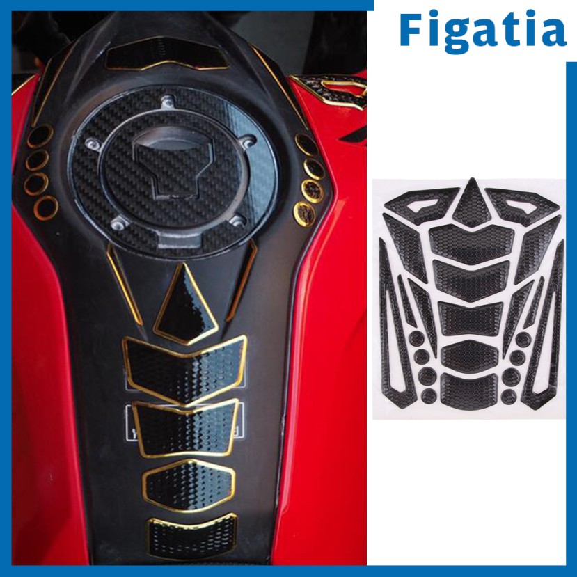 1 Set Waterproof Motorcycle Motorbike Fuel Tank Protector Sticker ...