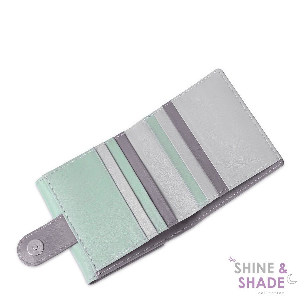 Louis Montini (Shine Shade) Women short-wallet Genuine leather wallet ...