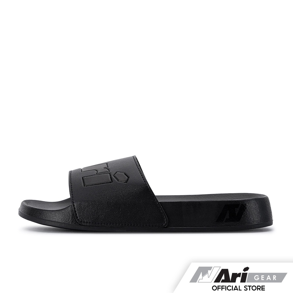 ARI SLIDE SANDALS - BLACK รองเท้าแตะ อาริ SANDALS สีดำ - arigear ...