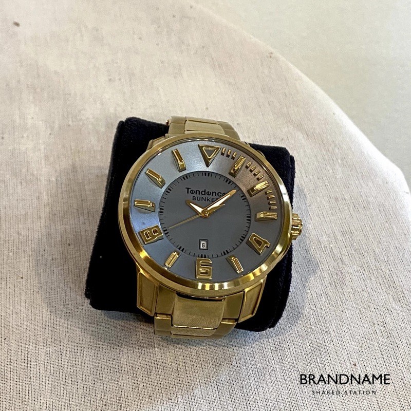 Tendence Bunker Gold นาฬิกาข้อมือ ของแท้ 100% มือสอง สภาพดี ...