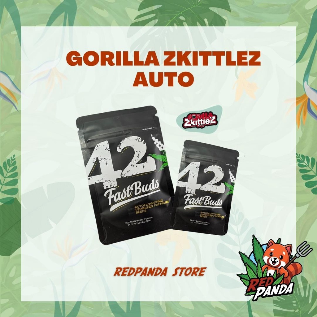 Fastbuds เมล็ดพันธุ์ Gorilla Zkittlez Auto เมล็ดกัญชานอก เมล็ดกัญชาค่าย ...