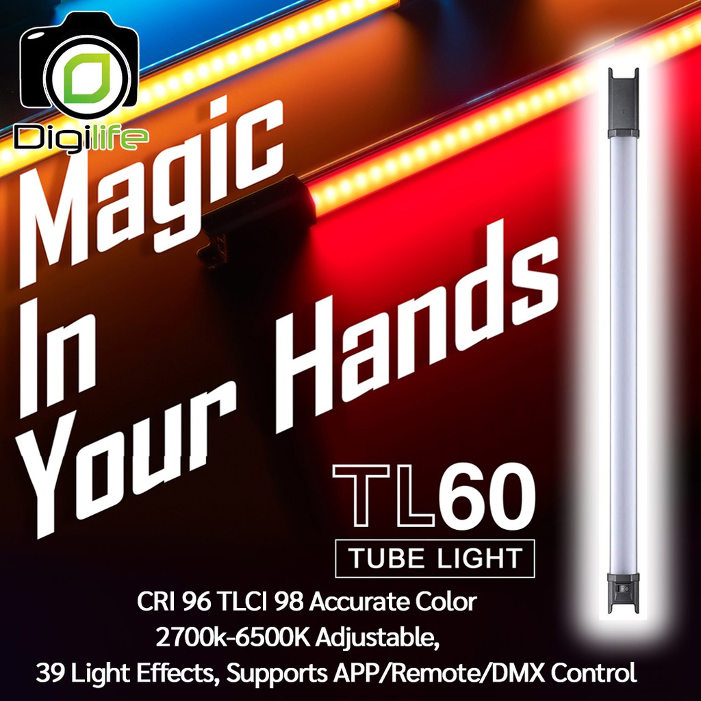 Godox LED TL60 RGB 18W 2700-6500K 2600mAh - รับประกันศูนย์ Godox Thailand 2ปี ( Stick Tube ...