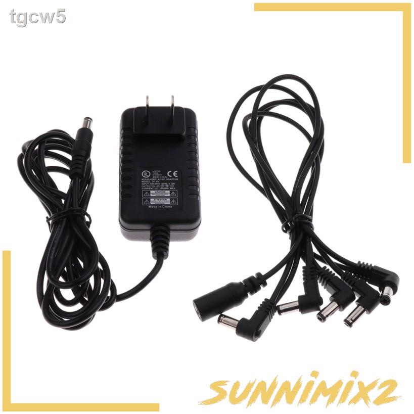 guitar-effects-power-supply-charger-1-to-5-power-splitter-cable-us-plug