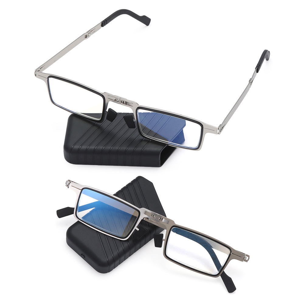 1C Foldable Reading Glasses with Case Blocking Blue light resbyoia ...
