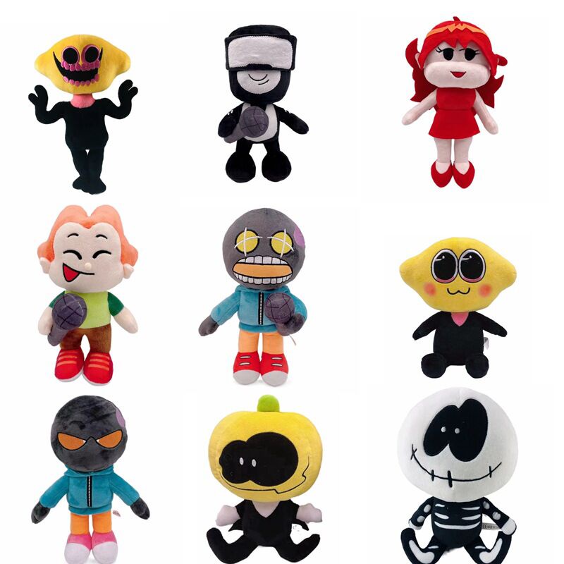 Friday Night Funkin Plush Toys Hot Game Spooky Month Skid and Pump Soft ...