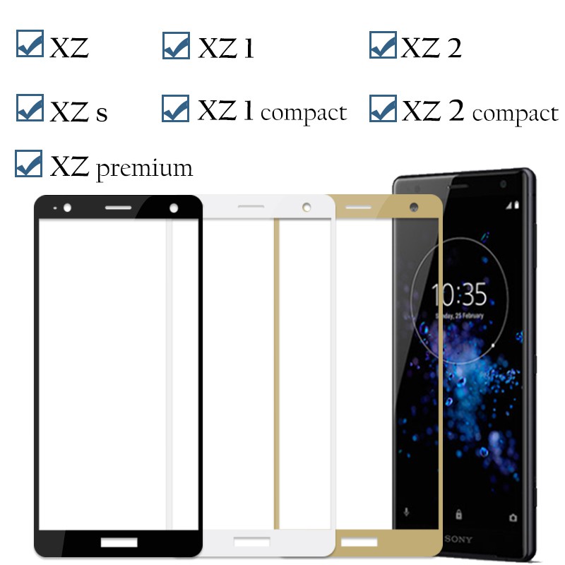 กระจกนิรภัยกันรอยหน้าจอสำหรับ Sony X / XC / XZ / XZS | Shopee Thailand