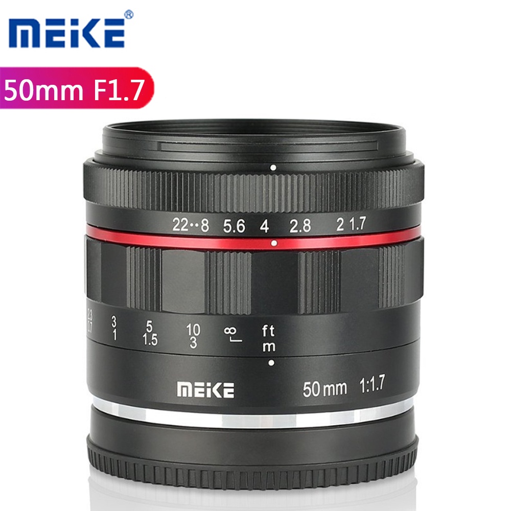 Meike 50mm F1.7 Full Frame Lens For Nikon Canon RF Sony alpha E A6300 ...