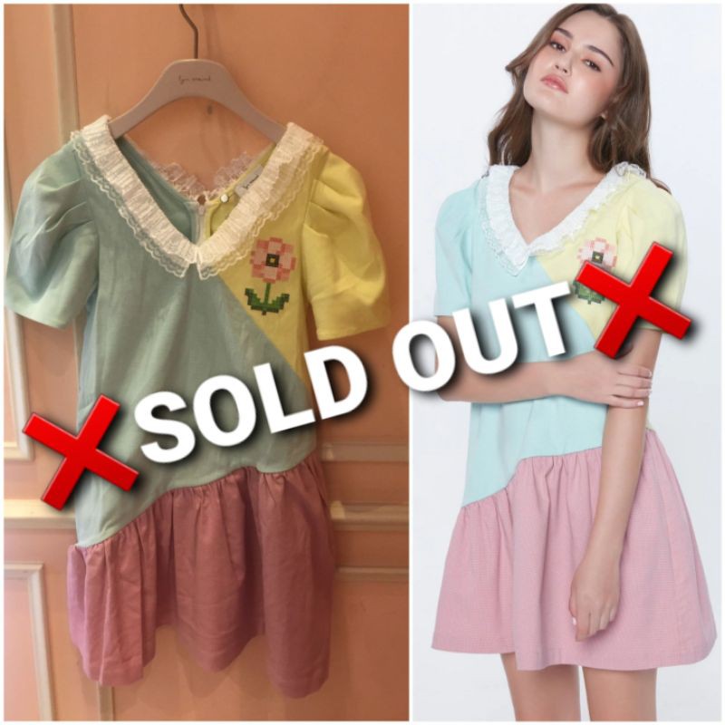 ส่งต่อ เดรสLynaround 1950 ราคาเต็ม 2790 Sz. S อก34 เอว36 สพ.38 ไม่มีขาด ...