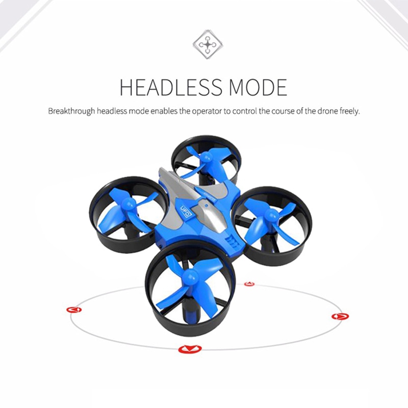 Mini Drone 6 Axis Gyro 2.4G 4CH Micro Drones RC Helicopter Headless ...