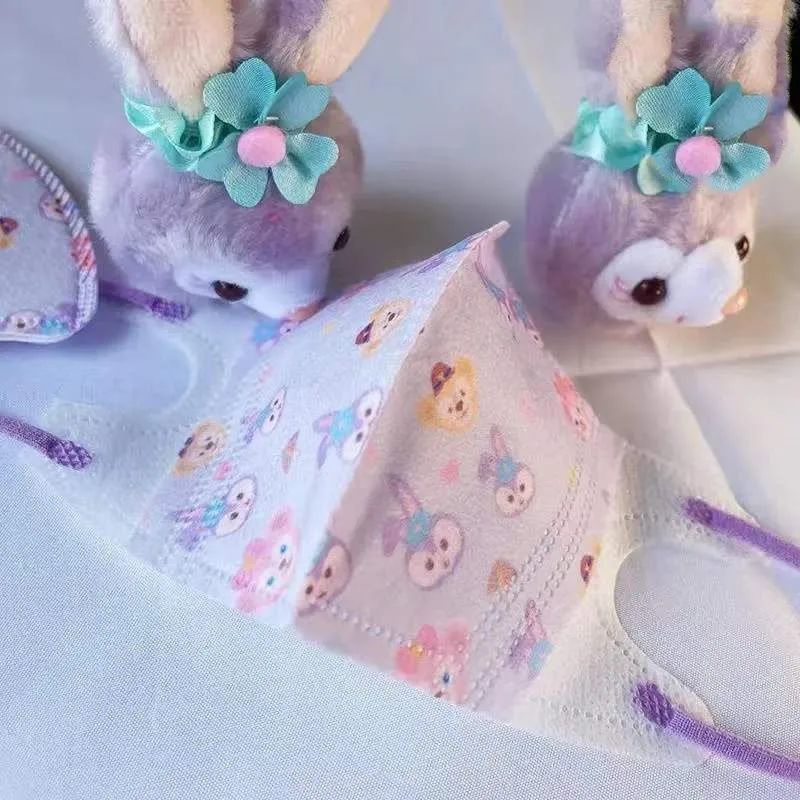 Zhao Lusi เดียวกัน Xingdailu Disney Princess ลม 3d สามมิติหน้ากากเด็ก ...