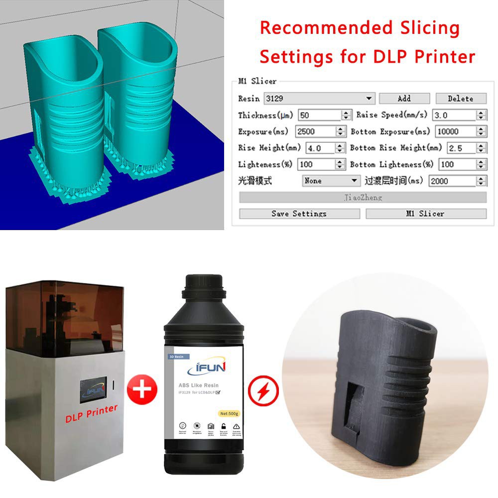 ஐiFun Resin - ABS สำหรับ DLP 3D Printer 500ml - yp7a76m6o9 - ThaiPick