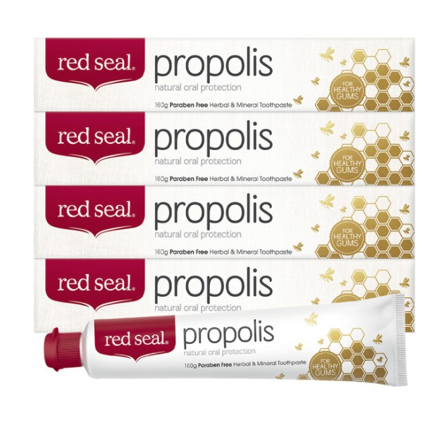 [4 Value Pack] RED SEAL Propolis tooth paste 160g x 4 ( Zealand) foqk ...