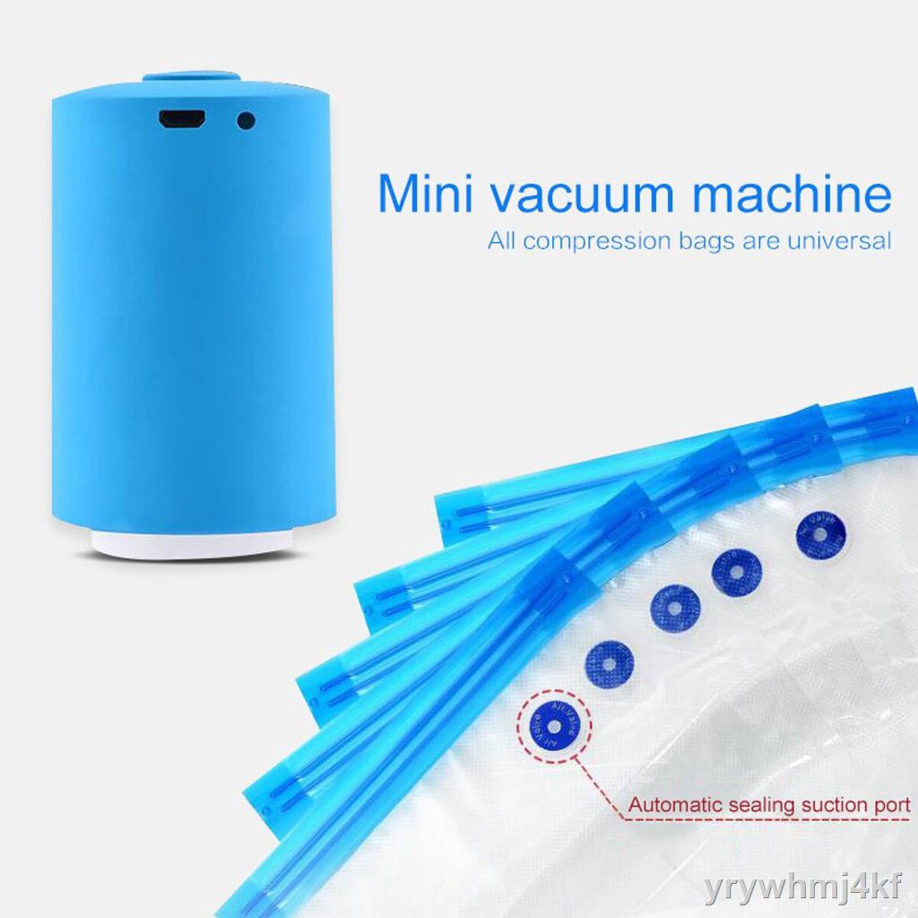 Mini Automatic Vacuum Sealer Pump Machine Portable USB Rechargeable ...