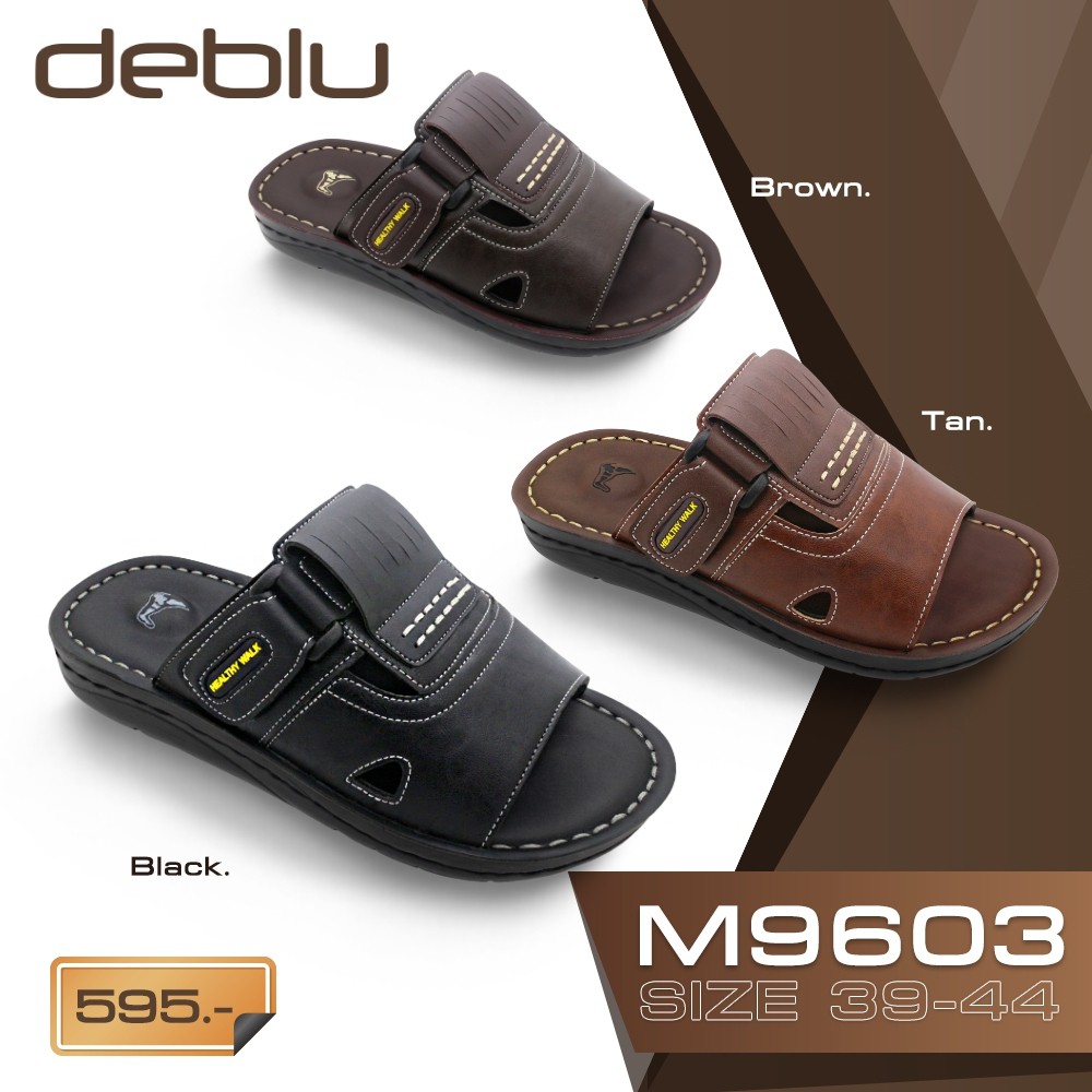 รองเท้าแตะผู้ชาย รองเท้าลำลองผู้ชาย Deblu รุ่น M9603 - retro_freedom - ThaiPick