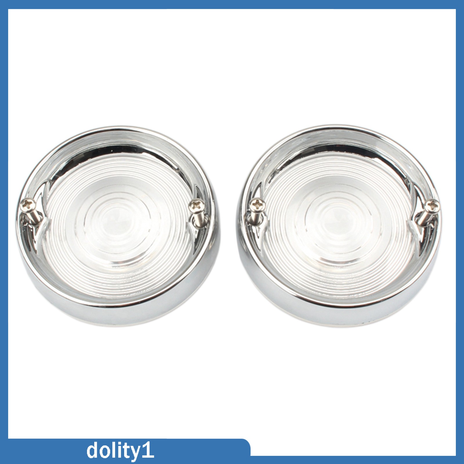 [DOLITY1] 2Pcs Turn Signal Light Lens Covers For Harley Touring Tour ...