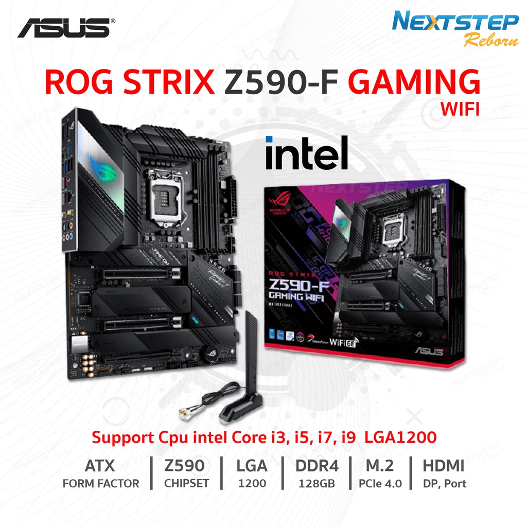 Asus ROG STRIX Z590-F GAMING WIFI Socket 1200 Intel gen10 gen11 สินค้า ...