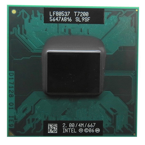 Intel Core 2 Duo T7200 2.04ม.667 Cpu อุปกรณ์เสริมสําหรับแล็ปท็อป ...
