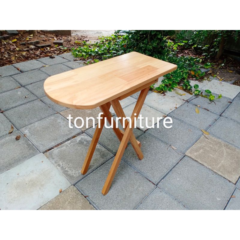 โต๊ะรีดผ้าพับขนาด 35*100*75 ซม. ผลิตภัณฑ์ไม้ยางพารา Foldable iron table ...
