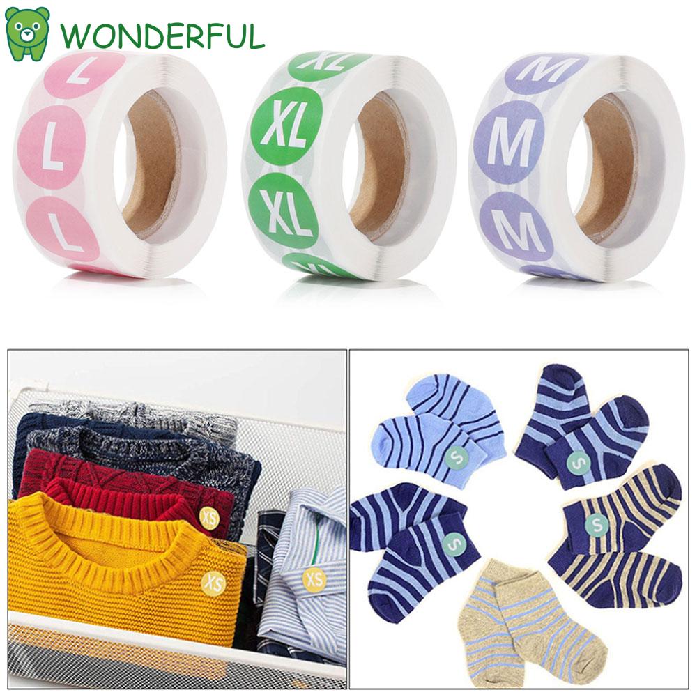 LANFY???? 500Pcs/Roll DIY Size Labels Applicable Blank Note Clothing ...