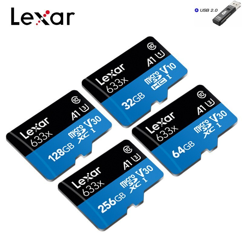 Lexar 32GB 64GB 256GB 128GB 512GB MicroSD High-Performance microSDHC ...