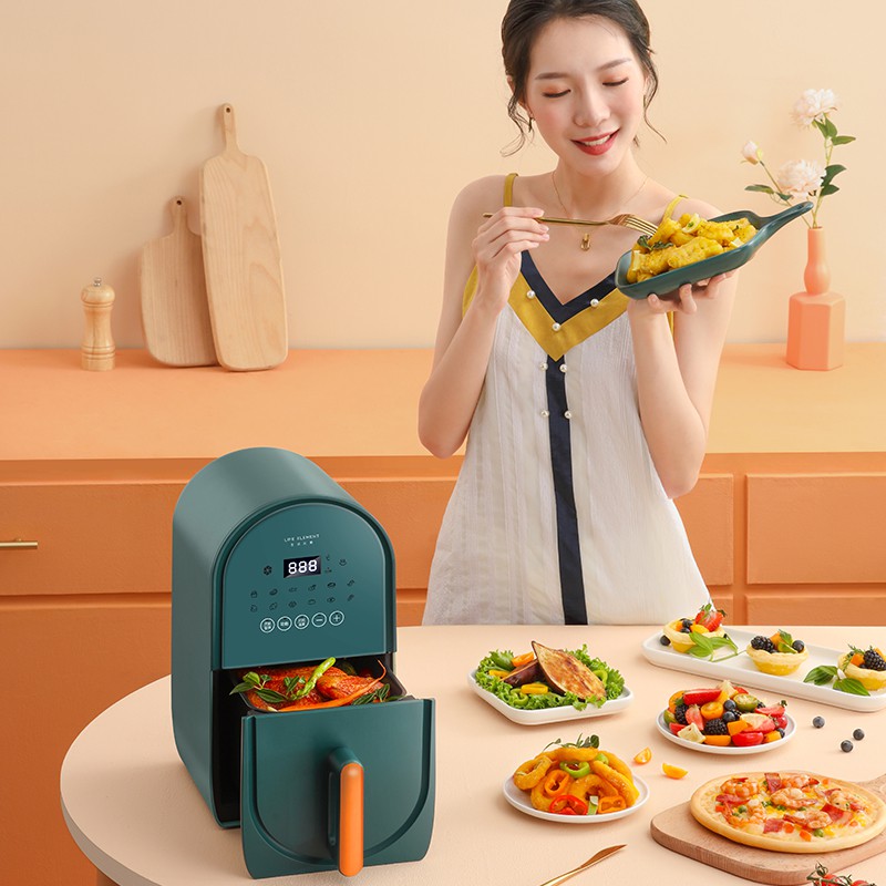 Life Element Electric Air Fryer with 3L Non-Stick Basket,12-in-1 ...