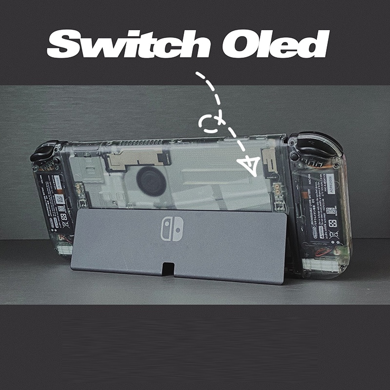 คอนโซลเปลือกFor NS Oled Console Housing Shell Backplate Replacement for Nintend Switch OLED Top ...