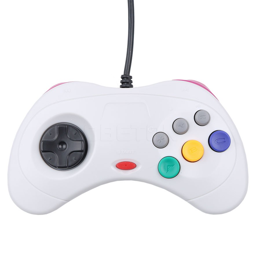 เกมแพด:Kebidu 1CS USB Wired Gamead 6 Buttons Game Controller Joyad ...