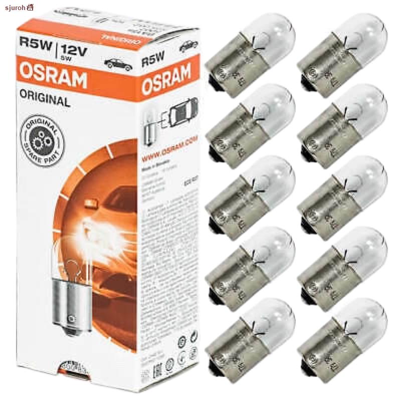 จุดประเทศไทยหลอดไฟรถยนต์ OSRAM R10W ขั้วหลอดแบบเขี้ยว 1 ไส้ 12V 5W ...