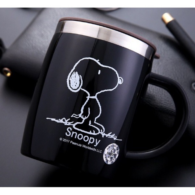 【Ready Stock!!】Snoopy Stainless Steel Mugs for Heat Cold Milk Coffee ...